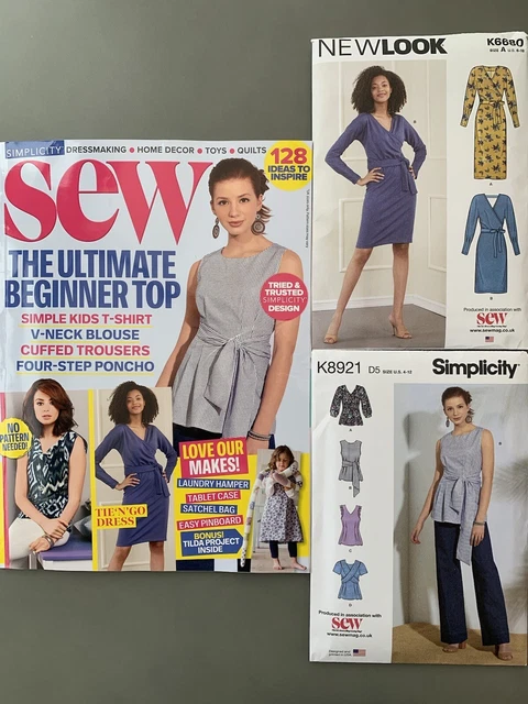 SEW MAGAZINE MAY 5/2022 Issue 161 Newlook K6680 A + Simplicity K8921 D5 ...