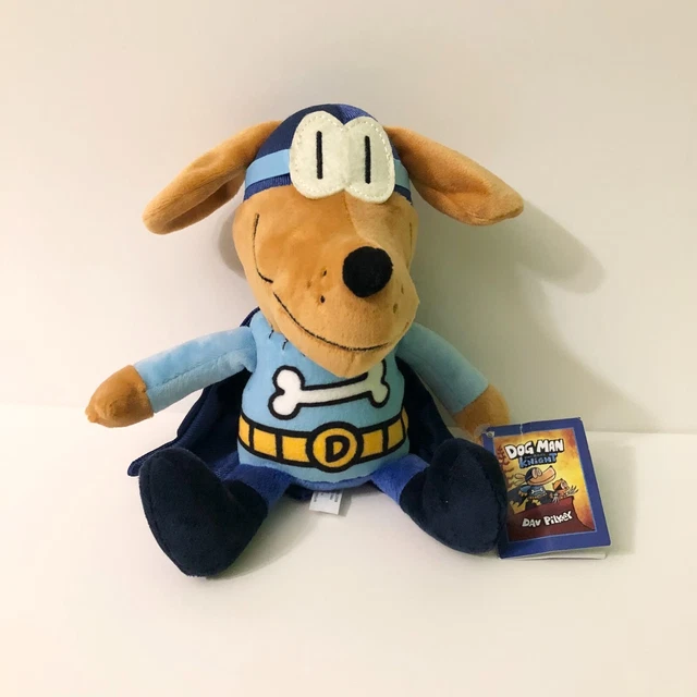DOG MAN BARK Knight Plush Toy Stuffed Animal Dav Pilkeys Dog Man 9 Inch ...