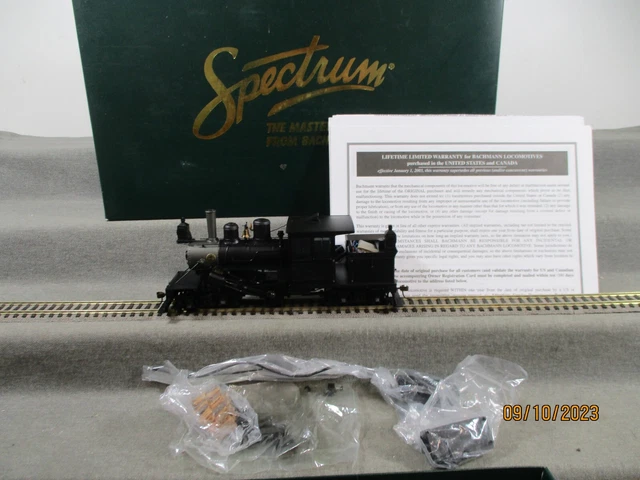 BACHMANN SPECTRUM SPUR 0n30 25799 Dampflokomotive digital DCC in OVP ...