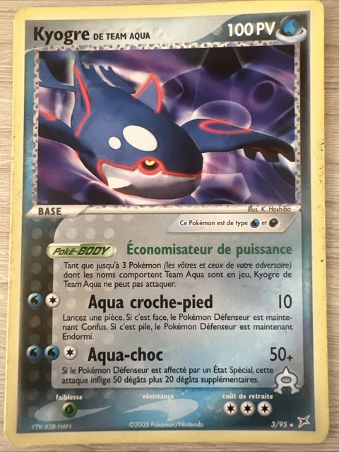 CARTE POKÉMON - Kyogre Team Aqua - 3/95 - EX Team Magma vs Team Aqua - FR EUR 1,00 - PicClick FR