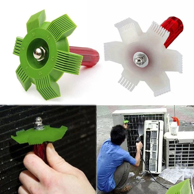 TOOL CAR A/C Radiator Air Conditioner Condenser Fin Comb Auto Cooling ...