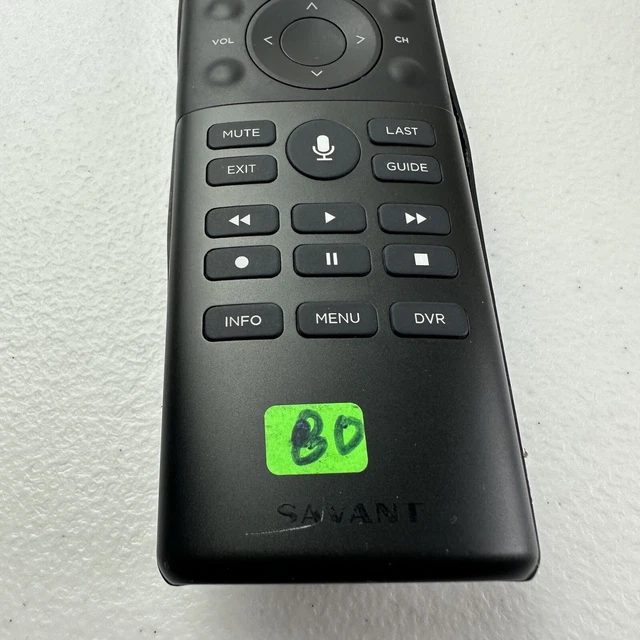 SAVANT PRO REM-1000-02 Black Touchscreen Built-In Microphone Remote ...