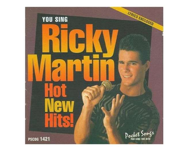 RICKY MARTIN HOT New Hits ! CD KARAOKÉ RARE EUR 5,80 - PicClick FR