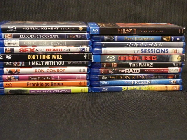 BLU-RAY AND DVD Movie Collection -- Lot of 20 Movies -- Assorted Genres ...
