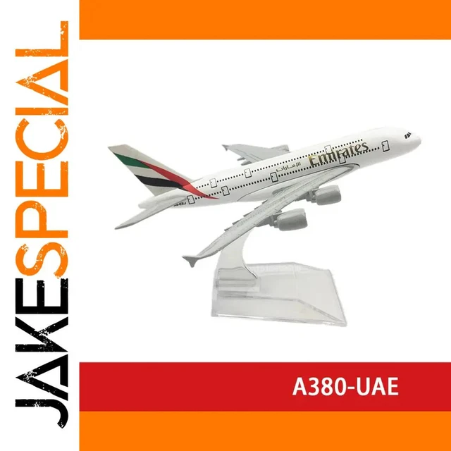 MODÈLE RÉDUIT AVION Diecast Airbus A380 Emirates Model 1:500 Scale ...