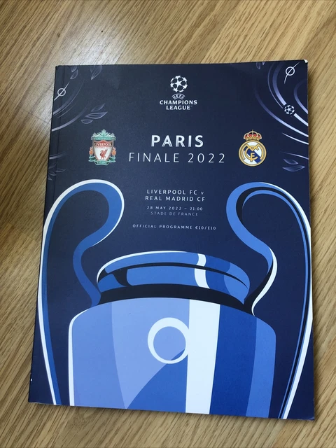 LIVERPOOL VS REAL Madrid Champions League Final Paris 2022 Official ...