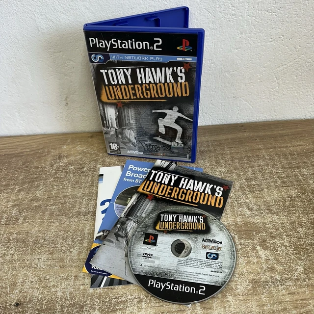 TONY HAWK'S UNDERGROUND PlayStation 2 PS2 Game PAL Complete with Manual ...