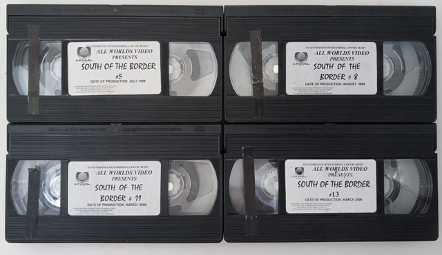 LOT OF 4 On the Border VHS VCR Vintage Tapes Gay Interest LGBTQ All ...