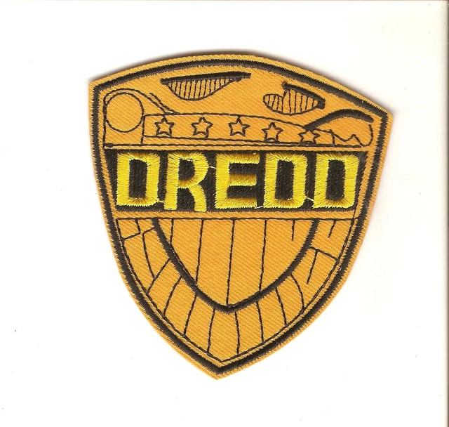 JUDGE DREDD AUFNÄHER Patch DREDD SCHILD lLOGO Silvester Stallone EUR 9,45 - PicClick DE