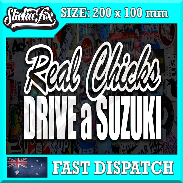 SUZUKI 4X4 CAR vinyl STICKER funny DECAL 4WD Truck JDM Van Drift EUR 5 ...