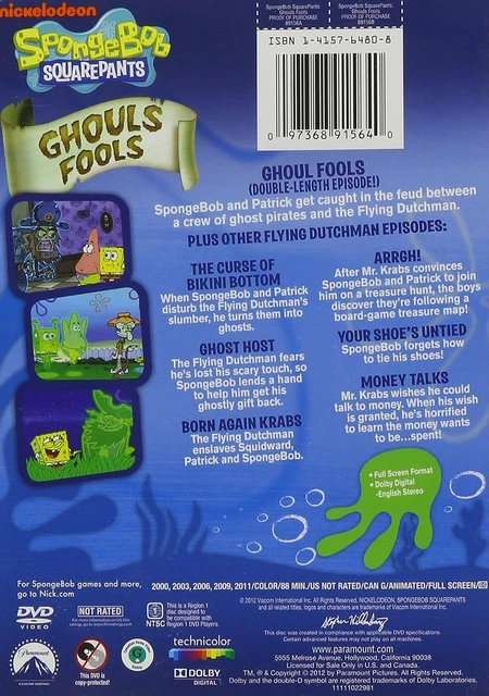SPONGEBOB SQUAREPANTS: GHOULS Fools (DVD) SpongeBob Squarepants (US ...