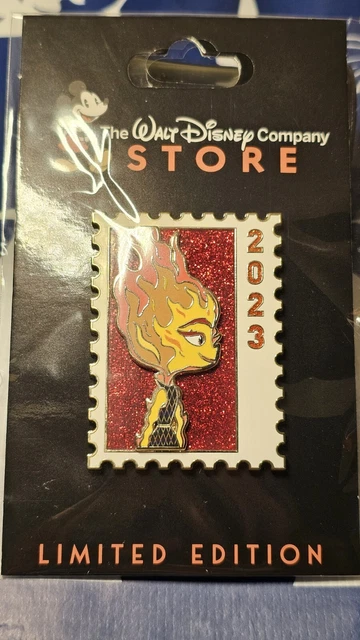 DISNEY DEC EMPLOYEE Center Pixar Commemorative Stamp Pin LE 250 Ember ...
