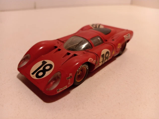 PA SOLIDO FERRARI 312 P Red No. 18 24 Hours of Le Mans 1969 1/43 VGC £ ...