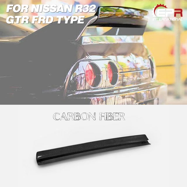 FOR R32 GTR Carbon FRD Rear Spoiler Gurney+Flap+Intercooler Duct+Aero ...