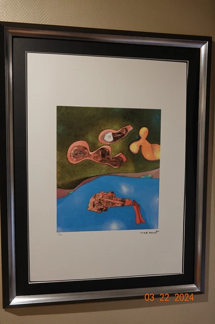 MAX ERNST LIZENZ Stempel, limitiert. 70x50 cm EUR 21,00 - PicClick DE