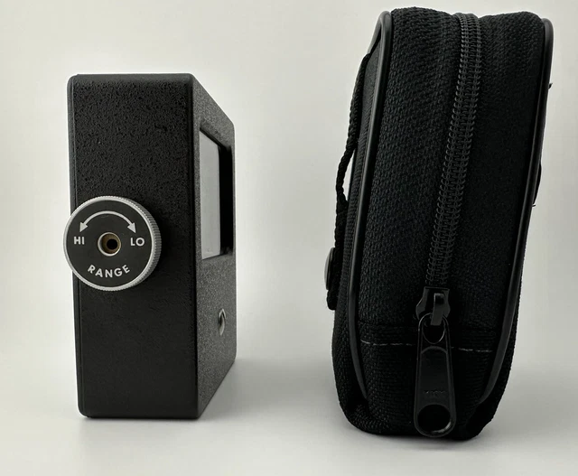 VINTAGE ALNOR VELOMETER Jr 8100 Air Flow Velocity Meter Boxed Complete ...