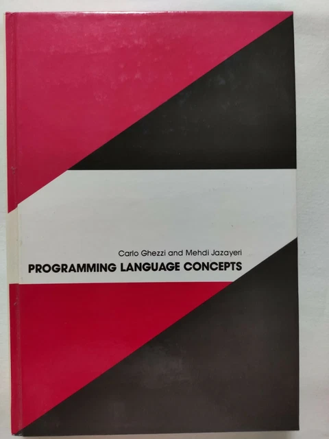 BOOK PROGRAMMING LANGUAGES Concepts Carlo Ghezzi Mehdi Jazayeri ...