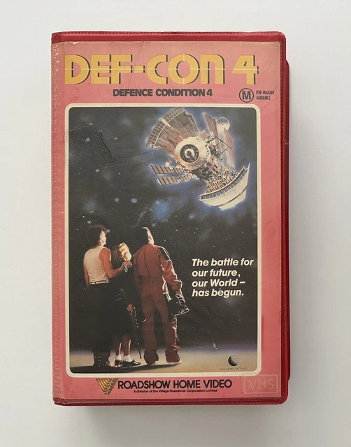 DEF CON 4 [VHS] Roadshow Ex-Rental Big Box Clamshell Video Tape DefCon-4 1985 £18.31 - PicClick UK
