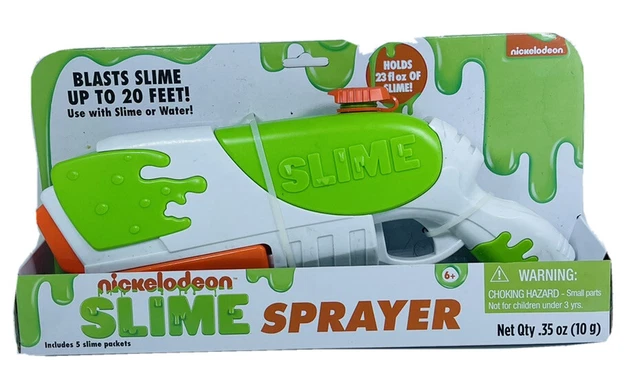 NICKELODEON SLIME SPRAYER Blaster GUN + 5 Slime Packets Also Works With ...