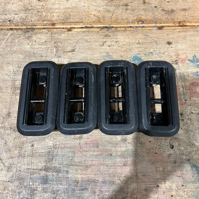 VW TRANSPORTER KOMBI floor seat bracket nuts plastic trim X4 £149.00 ...
