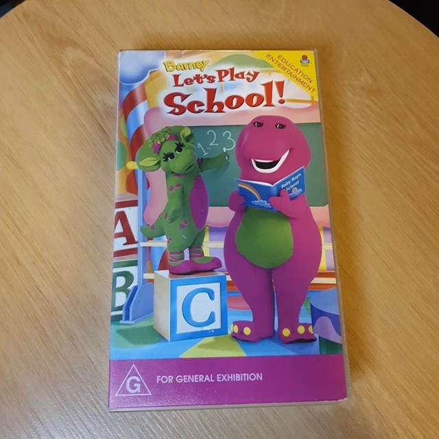 BARNEY LETS PLAY School! VHS Rare £12.08 - PicClick UK