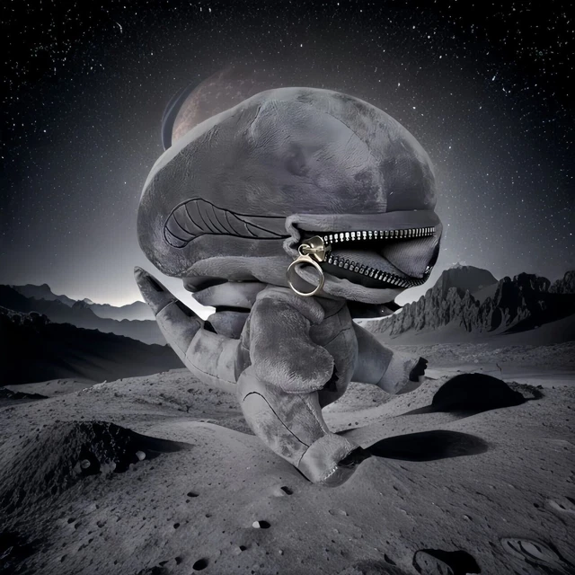 25CM ALIEN XENOMORPH Plush Toy ? Soft Stuffed Doll Gift for Fans & Kids ...