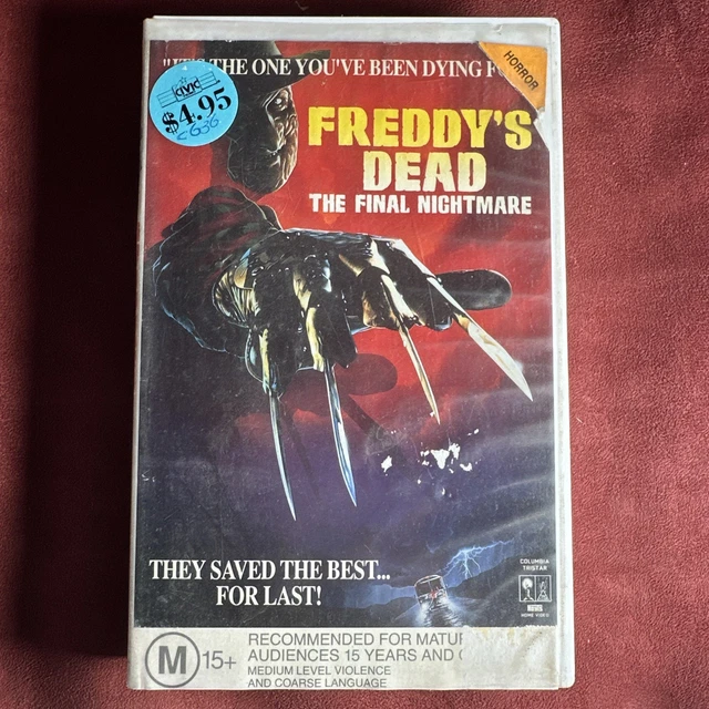 FREDDYS DEAD THE Final Nightmare (VHS, Ex Rental, Big Box, 1991) - Free ...