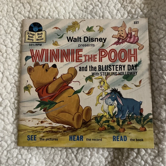 WINNIE THE POOH and the Blustery Day Record and Book 327 £31.74 ...