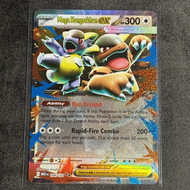 POKÉMON TCG MEGA Evolution - Mega Kangaskhan Ex 104/132 £3.99 - PicClick UK