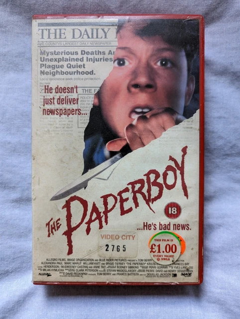 THE PAPERBOY RARE Vhs Video Nasty Ex-Rental Big Box Horror Thriller £4. ...