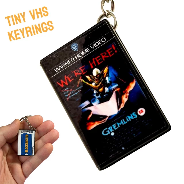 GREMLINS RETRO MINI VHS Video Box Keychain - Miniature Collectible £4. ...