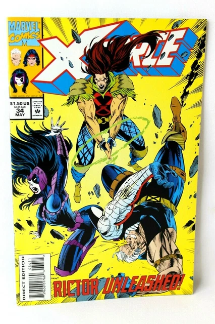 X-FORCE #34 RECTOR Unleashed Guns & Poses 1994 Marvel Comics F/F+ EUR 1 ...