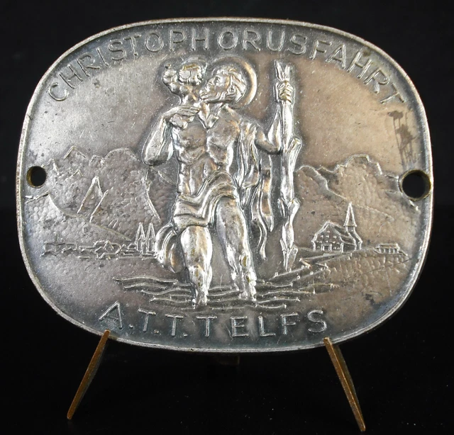 MÉDAILLE ALLEMAGNE SAINT Christophe Christophorus Fahr automobilia ...