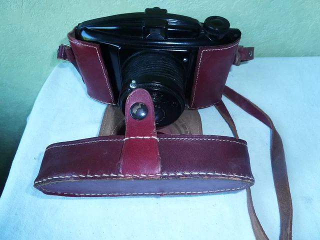 ANCIEN APPAREIL PHOTO PHOTAX Série VIII BOYER PARIS En Bakélite Noir et ...