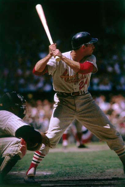 DICK GROAT OF the St Louis Cardinals up at bat during the 1963 Maj- Old ...
