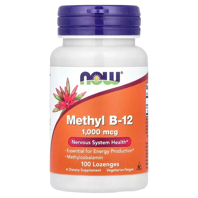 NOW FOODS, METHYL B-12, 1,000 mcg, 100 Lozenges , Expiry"2027 £14.98 ...