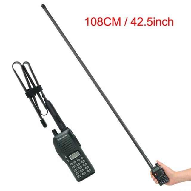 FOLDING ARMY TACTICAL VHF/UHF Walkie Talkie Antenna For Baofeng UV-5R ...