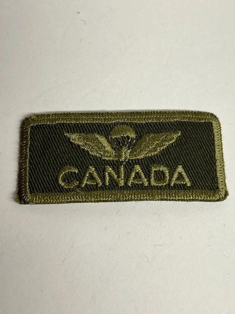 CANADIAN AIRBORNE REGIMENT Combat Uniform Shoulder tab title patch ...