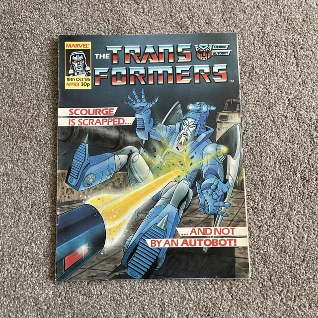 TRANSFORMERS G1 BRITISH Weekly #83 Marvel Uk Comic 1986 EUR 5,84 ...