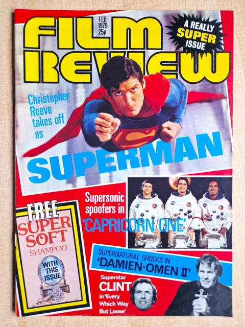 FILM REVIEW MAGAZINE February 1979 Superman Jaws 2 Jenny Agutter June ...