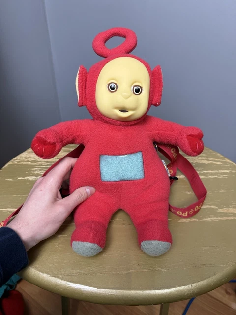 VTG TELETUBBIES PO Red Backpack Plush Rubber Face 1998 Kids Toy $60.00 ...