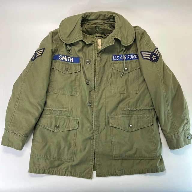 VINTAGE 1960S USAF US Air Force Field Jacket - Size Large £44.54 ...
