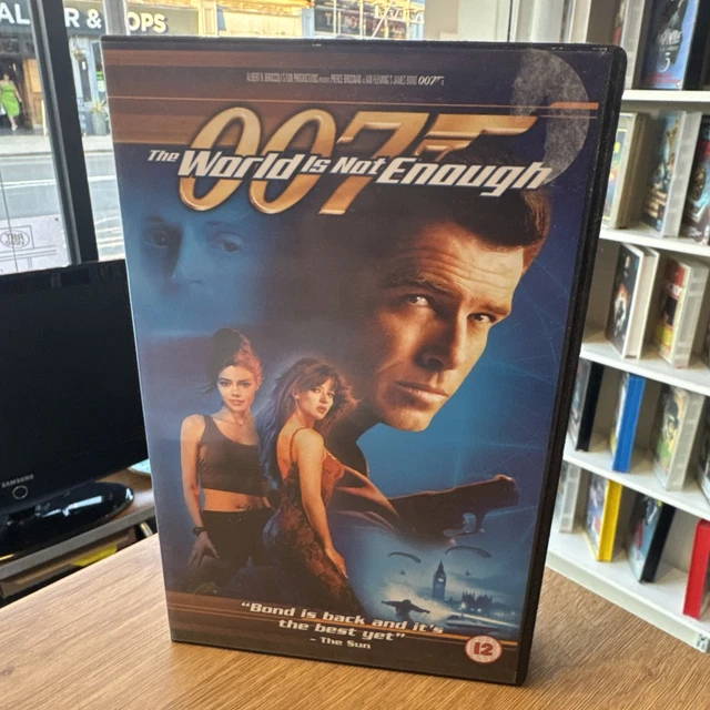 WORLD IS NOT Enough VHS Big Box Ex Rental Video Tape £5.92 - PicClick UK