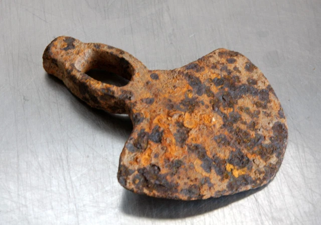 ANTIQUE ANCIENT ROMAN ARTIFACT - Iron mattock FARMING TOOL ...