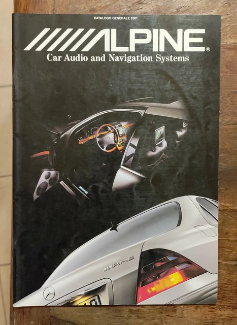 CATALOGO BROCHURE ALPINE 2001 CAR AUDIO Component Leggere descrizione EUR 9,90 - PicClick IT