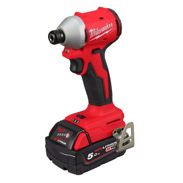 MILWAUKEE M18BLIDR-502X BRUSHLESS 3-Mode Compact Impact Driver Kit 2X 5 ...