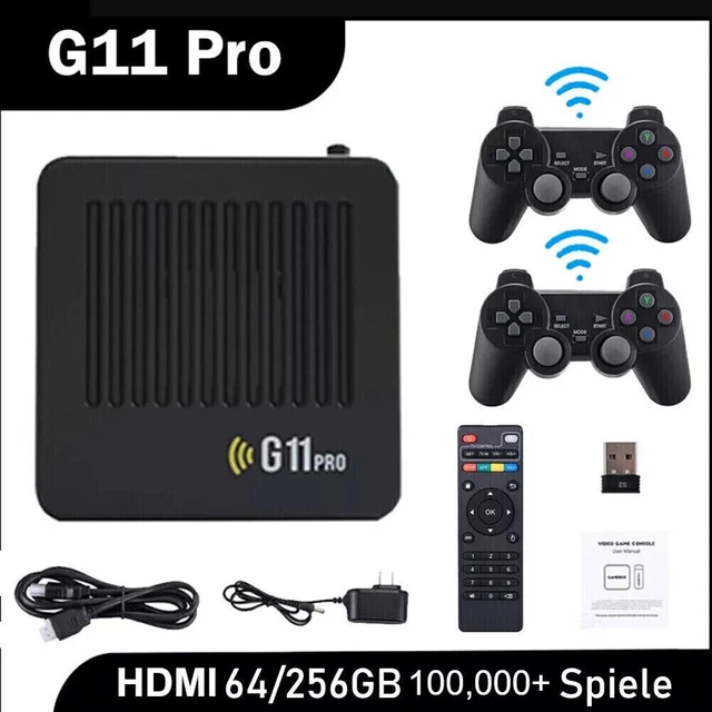 G11 PRO RETRO Game Box Spielkonsole HDMI TV Output +2 Kabellos ...