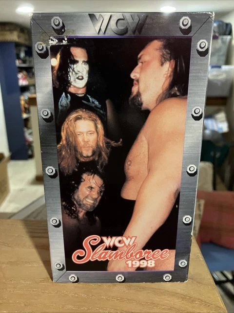 WCW SLAMBOREE 1998 VHS rare NWO Hulk Hogan, Randy Savage, Roddy Piper £ ...