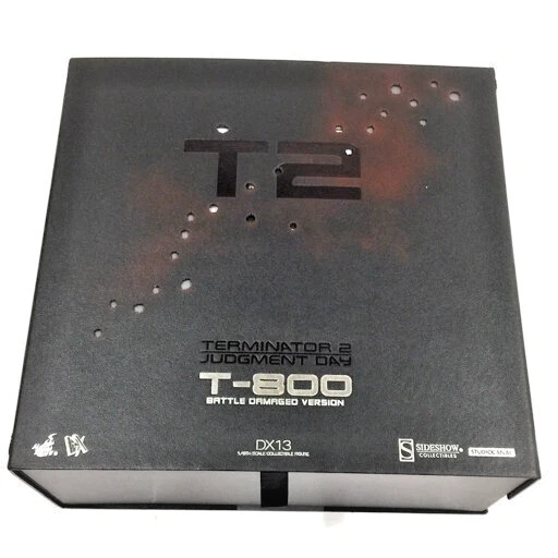 FIGURINE HOT TOYS Movie Masterpiece Terminator 2 DX13 T-800 Battle Damage Ver EUR 389,30 ...