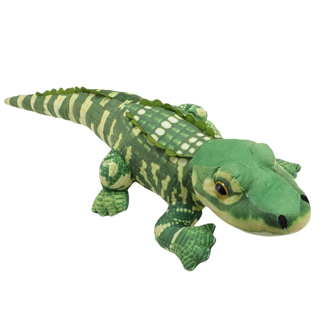STUFFED ANIMAL GATOR Toy Realistic Plush Gator Toy For Children £13.09 ...
